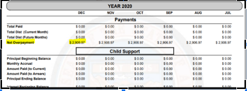 Overpayment Criteria and Process